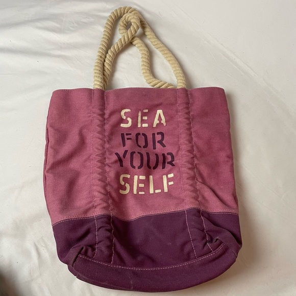 Life Is Good | Bags | Life Is Good Canvas Sea For Your Self Tote | Poshmark